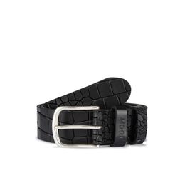 JOOP! Belt ' Ledergürtel in Schwarz ' female Black size 110