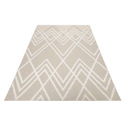 Esprit Outdoorteppich &raquo;Rave, ESP-54228&laquo; rechteckig 6 mm H&ouml;he mit Hoch-Tief-Effekt, Rauten-Design, modern, robust, Terrasse, K&uuml;che beige...