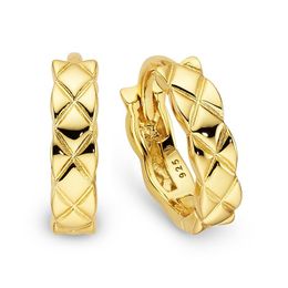 Bruno Banani Paar Creolen &raquo;Schmuck Geschenk Klappcreole Silber gelbgoldfarben vergoldet&laquo; gelbgoldfarben 12,2 mm Klassich & edles Schmuckst&uuml;ck von...