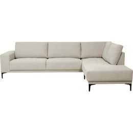 OTTO home Ecksofa &raquo;Xander, L-Form,&laquo; Breite 289 cm, Webstoff, Soft-Touch Chenille, schwarze Metallf&uuml;&szlig;e beige 68% polypropylene, 32% polyester