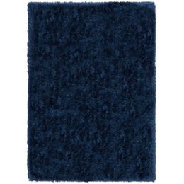 FLAIR RUGS Hochflor-Teppich &raquo;Pearl&laquo; rechteckig 70 mm H&ouml;he blau Kunstfaser