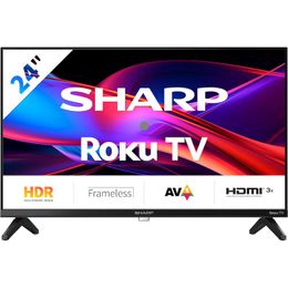 Sharp LED-Fernseher »1T-C24GDx« 60 cm/24 ′′ HD ready Smart-TV schwarz Intuitive Fernbedienung