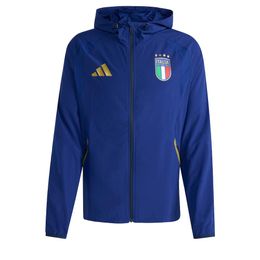 adidas Performance Between-Season Jacket 'Italy Tiro Travel Full Zip' male Blue size XL