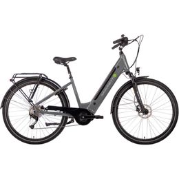 Saxonette Herren SAXONETTE &raquo;E-Bike Cityrad Deluxe Sport (Wave)&laquo; 9 Gang Shimano Alivio Schaltwerk Kettenschaltung Mittelmotor 250 W Packung, (mit 