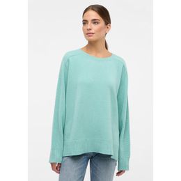 Eterna Strickpullover mint L L 100% Wolle (Merino)