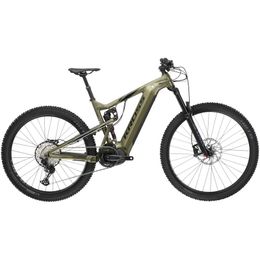 KROSS »E-MTB Soil Boost 2.0 630 29/27, 5 Zoll grün« 12 Gang Shimano DEORE SLX M7100 Schaltwerk Kettenschaltung Mittelmotor 250 W Pedelec,...