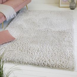 OTTO HOME Hochflor-Teppich »Josetta, auch als Läufer erhältlich« rechteckig 50 mm Höhe Langflor, Shaggy, dichter weicher Hochflor, uni farben,...