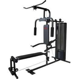 Motive Fitness by U.N.O. Kraftstation »Multi-Gym Hercules« 7 Gewichtsblöcke Butterflystange, Ruderfunktion und mehr, multifunktionale...