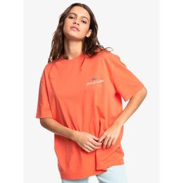 Quiksilver T-Shirt »Boyfriend Classic« Guava S S Ärmel: kurzärmlig