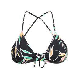 Billabong Triangel-Bikini-Top &raquo;Sol Searcher Cross&laquo; Flowers XXS - Cup B Cup B XXS Riemen: Verstellbare &uuml;berkreuzte Tr&auml;ger hinten