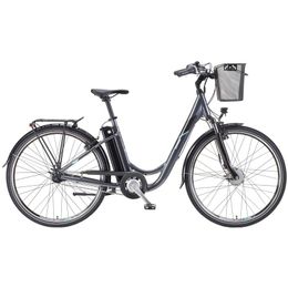 Telefunken »Multitalent RC840« 7 Gang Shimano Nexus Schaltwerk Frontmotor 250 W Pedelec, Elektrofahrrad für Damen u. Herren anthrazit+schwarz