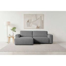 Home Affaire Schlafsofa &raquo;Noord Schlafecksofa, Breite 250 cm&laquo; Cord, Struktur, Webstoff, mit Wellenunterfederung, Massivholzrahmen 94% Polyester, 6% 