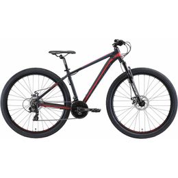 Bikestar Mountainbike 21 Gang Shimano RD-TY300 Schaltwerk Kettenschaltung für Damen und Herren, Kettenschaltung schwarz