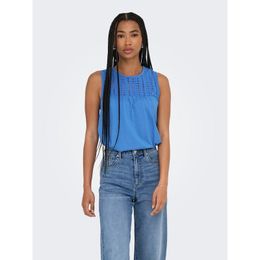 Only Spitzentop &raquo;ONLSHARON S/L O-NECK TOP JRS&laquo; Regatta L L Top von Only