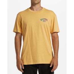 Billabong T-Shirt »Arch« Deep Gold XS XS Stoff: BaumwollStoff [210 g/m2]