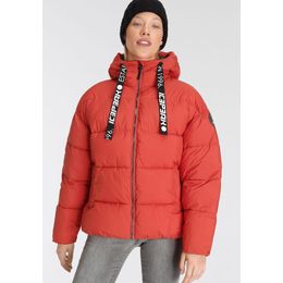 Icepeak Steppjacke »VACHA« mit Kapuze rotorange 36 36 Leichte und wasserabweisende Steppjacke für optimalen Schutz bei Übergangswetter