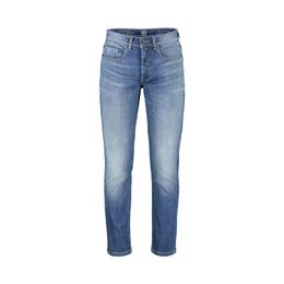 Lerros Herren Lerros Relax-fit-Jeans &raquo;Lerros BAXTER 5-Pocket-Denim im Used-Look, RELAXED FIT&laquo; blau 33, L&auml;nge 30