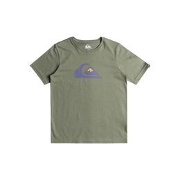 Quiksilver T-Shirt &raquo;Comp Logo&laquo; Sea Spray 14 14 Stoff: Baumwoll-Jersey-Stoff [160 g/m2]