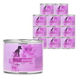 Dogz finefood No. 10 Lamm Hunde-Nassfutter ohne Konservierungsmittel 12x200g