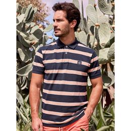 Lerros Herren Lerros Poloshirt &raquo;Lerros Herren Poloshirt in Rugby-Optik&laquo; blau S
