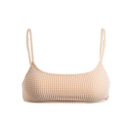Roxy Bandeau-Bikini-Top &raquo;Gingham&laquo; Porcini XXL - Cup B Cup B XXL Kollektion: Gingham-Kollektion