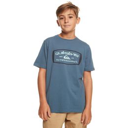 Quiksilver T-Shirt »Qs Mind Barrel« Bering Sea 8 8 Stoff: Baumwoll-Jersey-Stoff [160 g/m2]