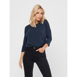 Only 3/4-Arm-Shirt »ONLGLAMOUR 3/4 TOP JRS NOOS« in lässiger Oversize-Form India Ink M (38) M (38) 3/4-Arm-Shirt mit Rundhalsausschnitt für einen...