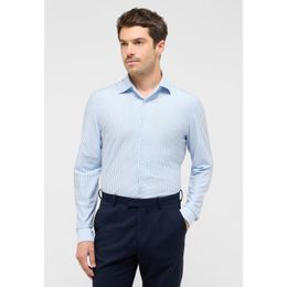Eterna Damen Langarmhemd &raquo;SLIM FIT&laquo; NON IRON (b&uuml;gelfrei) blau 38, Normalgr&ouml;&szlig;en