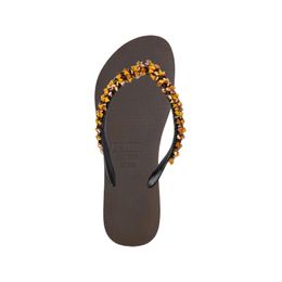 Uzurii Slipper & Pantoletten - Zehentrenner Honey - Gr. 39_40 - in Braun - f&uuml;r Damen