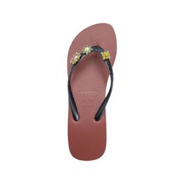 Uzurii Slipper & Pantoletten - Zehentrenner Switch Mid Heel Red - Gr. 37_38 - in Rot - f&uuml;r Damen