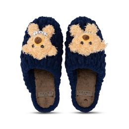 Uzurii Slipper & Pantoletten - Pantoffeln Pantoffel Boo Boo - Gr. 43_44 - in Blau - f&uuml;r Damen