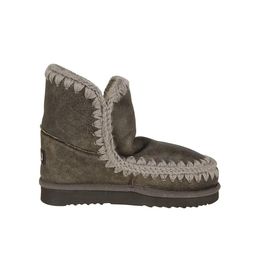 mou Stiefel - Brown Sheep Skin Ankle Boots - Gr. 37 (EU) - in Grau - f&uuml;r Damen