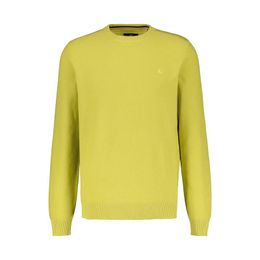 Lerros Strickpullover &raquo;Crewneck Strickpullover&laquo; YELLOW MOSS XL XL Lebendige Struktur-Strickoptik