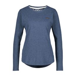 alife and kickin ALIFE & KICKIN Langarmshirt &raquo;Damen LeaAK A&laquo; Figurnah geschnittenes Longsleeve Shirt mit Rundhalsausschnitt marine melange S S LeaAK A das sportlich...