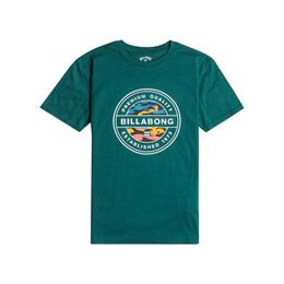 Billabong T-Shirt »Rotor Fill« Deep Teal M M Stoff: Baumwoll-Jersey-Stoff [160 g/m2]