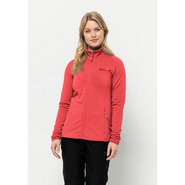 Jack Wolfskin Fleecejacke &raquo;BAISELBERG FZ W&laquo; vibrant-red M (38/40) M (38/40) Weiche, elastische Fleece-Jacke