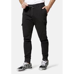HERO by John Medoox Sporthose &raquo;Cargo Sweathose &laquo; Sporthose Bequemer Oberschenkel Casual Baumwollmischung f&uuml;r Herren black M M Highquality