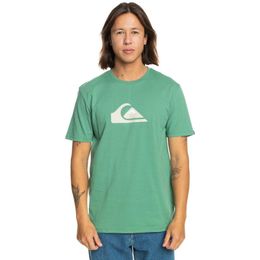 Quiksilver T-Shirt »Comp Logo« Frosty Spruce M M Stoff: Baumwoll-Jersey-Stoff [160 g/m2]