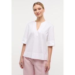 Eterna Longbluse &raquo;LOOSE FIT&laquo; wei&szlig; 36 36 Ohne Kragen