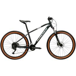 KROSS Mountainbike &raquo;Mountainbike Hardtail 27.5" Hexagon 5.0 ULT.RA gr&uuml;n 18 G&auml;nge&laquo; 18 Gang Shimano CUES U3020 Schaltwerk Kettenschaltung gr&uuml;n+schwarz