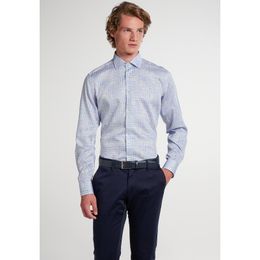 Eterna Herren Langarmhemd &raquo;SLIM FIT&laquo; EASY IRON (b&uuml;gelleicht) blau 40, Normalgr&ouml;&szlig;en