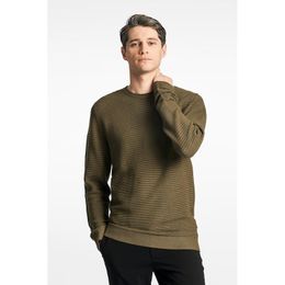 LINDBERGH Strickpullover dk army S S Weicher und klassischer Strickpullover von LINDBERGH