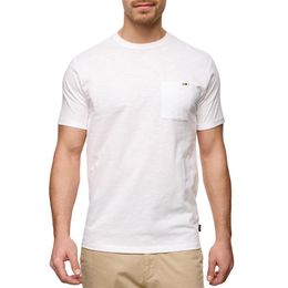 INDICODE Herren Rundhalsshirt &raquo;INAndorra&laquo; wei&szlig; L