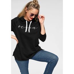 OCEAN SPORTSWEAR Kapuzensweatshirt »Athleisure Hoodie«, Langarm, lässig geschnitten, aus Baumwollmischung schwarz 44/46 44/46 Langarm für...