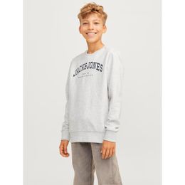 Jack & Jones Jack & Jones Junior Jungen Sweatshirt &raquo;JJECALEB VARSITY SWEAT CREW NECK SN JNR&laquo; wei&szlig; 128