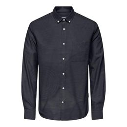 Only & Sons ONLY & SONS Langarmhemd &raquo;ONSALVARES SLIM LS OXFORD SHIRT OTL&laquo; Dark Navy XS - N-Gr N-Gr XS Cooles Hemd von Only & Sons