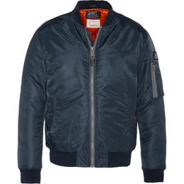 Schott NYC Bomberjacke »AIRFORCERS MA-1« Ikonischer Fliegerjacke aus recyceltem Nylon, Men & Unisex möglich navy S S Bomber Jacket von Schott NYC
