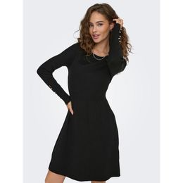 Only Midikleid »ONLNATASCHA LS PEARL O-NECK DRESS CC KNT« Sommerkleid Black Detail:White Pearl XL XL Kleid in Midilänge von Only
