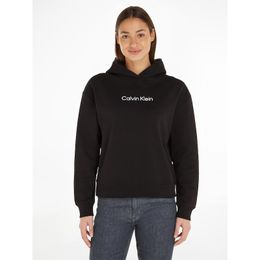 Calvin Klein Damen Kapuzensweatshirt &raquo;HERO LOGO HOODY&laquo;, mit Logo auf der Brust schwarz M (38)