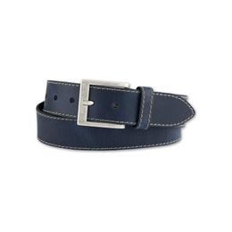 Bernd G&ouml;tz Bernd G&ouml;tz Herren BERND G&Ouml;TZ Lederg&uuml;rtel mit gen&auml;htem Kantendesign blau